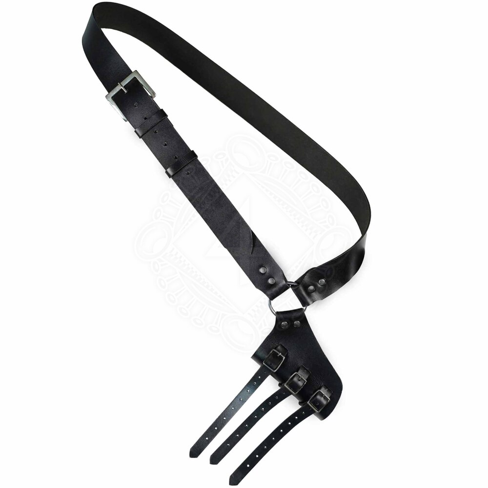 Medieval Sword Holder Bandolier Brown or Black | Outfit4events