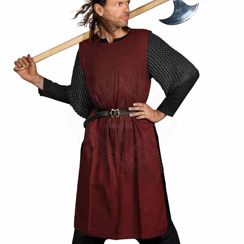 Single-Coloured Medieval Tabard Made of 100% Wool | Outfit4events