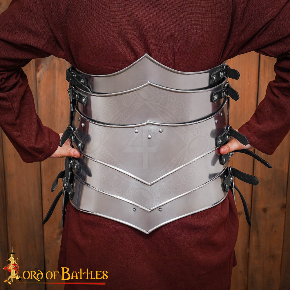 Lady Cuirass with Tassets (Front & Back) A Steel | Outfit4events