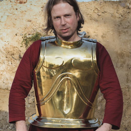 Greek Breast- and Backplates, Bell Armour, Brass | Outfit4events