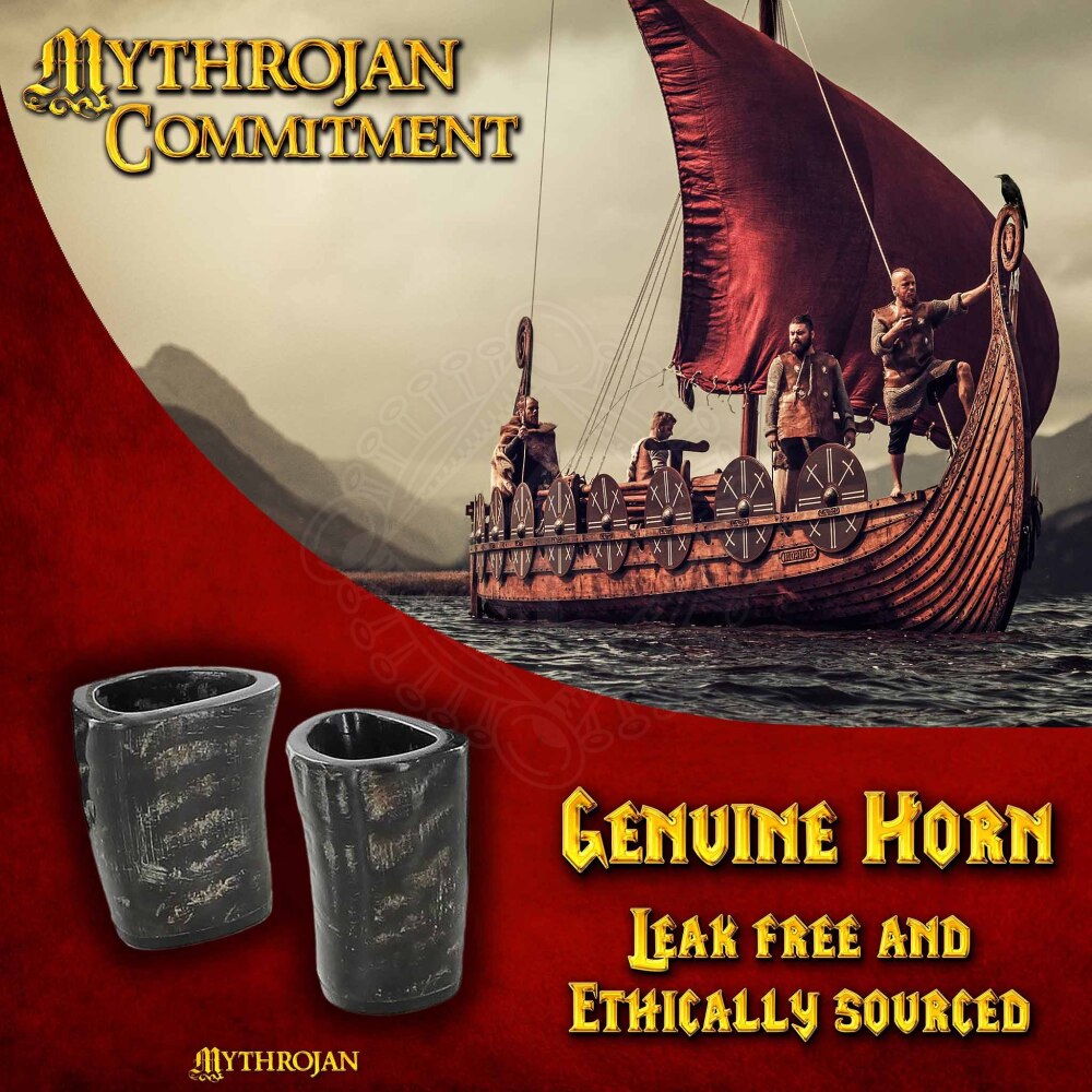 100ml Buffalo Horn Cups, Set of 2 | Outfit4events