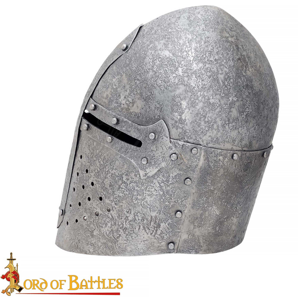 Sugar Loaf Bucket Helm Nantelm 1.6mm steel, 1st half 14th century ...