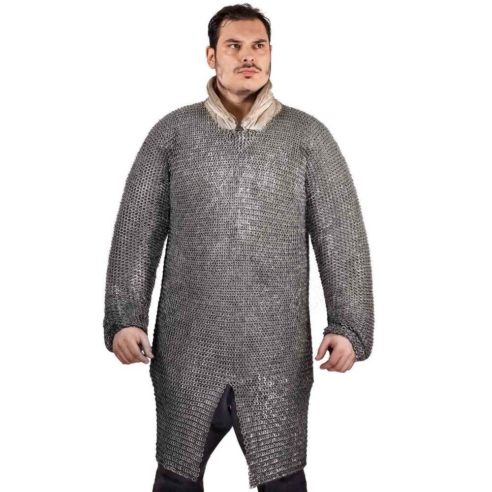 Hauberk Stainless Steel Flat Ring Round Riveted | Outfit4events