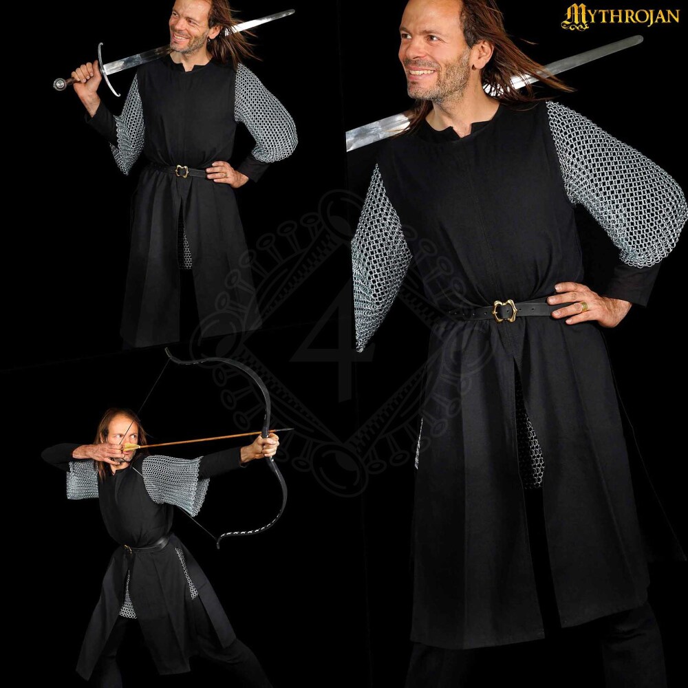 Single-Coloured Medieval Tabard Made of 100% Wool | Outfit4events