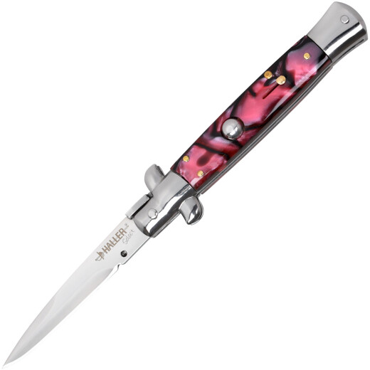 Haller Select Stiletto jumping knife Sprogur red | Outfit4events