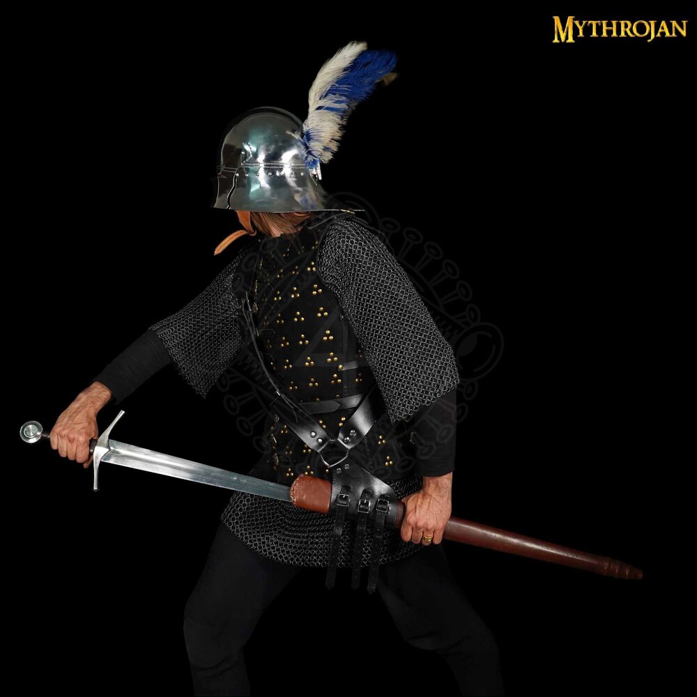 Medieval Sword Holder Bandolier Brown or Black | Outfit4events