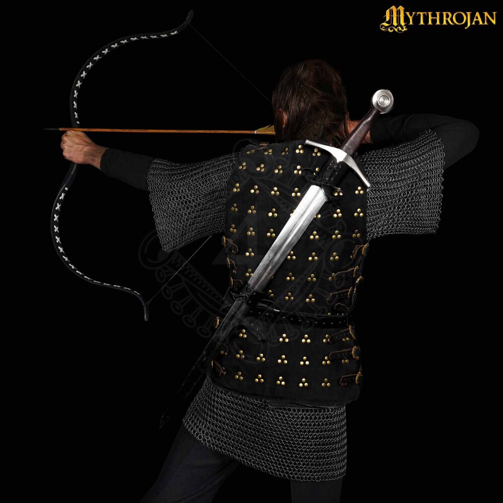 Noble Sword Back Sheath for LARP, Cosplay and Medieval Events, Black ...