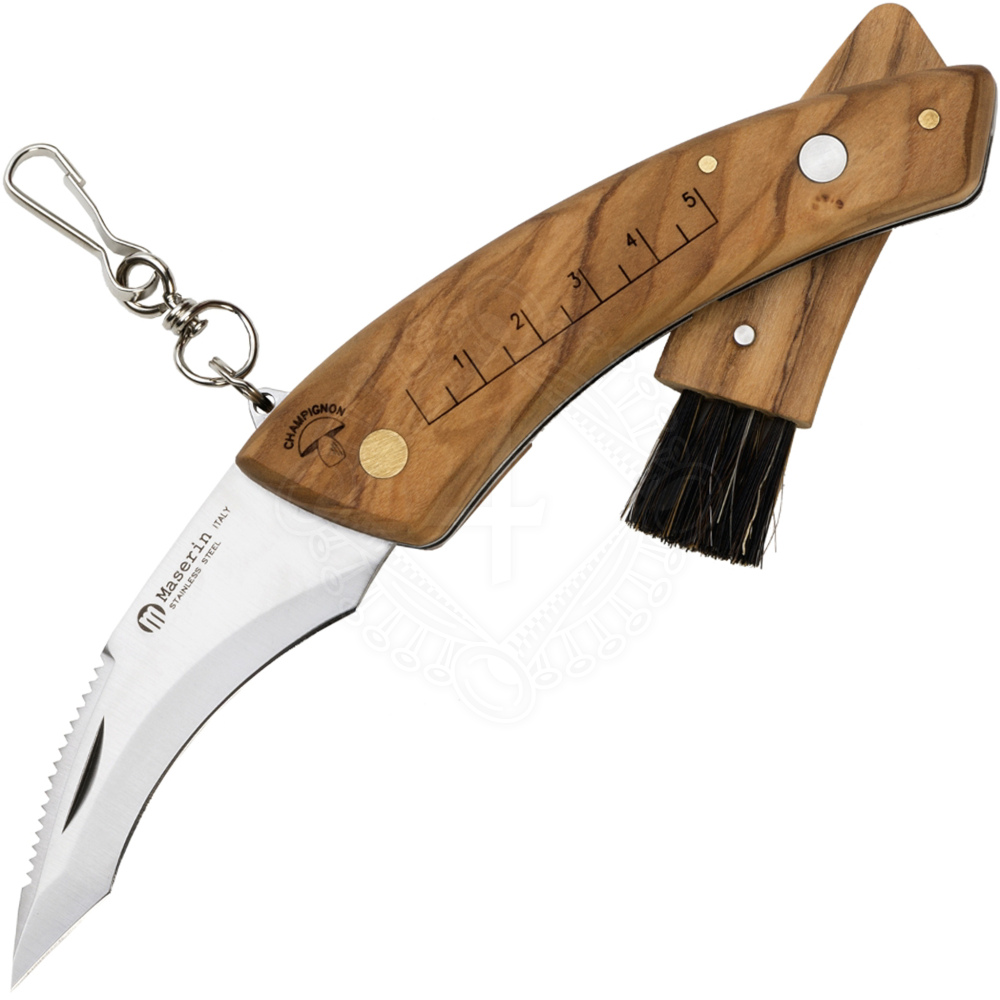 Maserin Champignon Foraging Knife: Italian Craftsmanship in Fine Olive ...