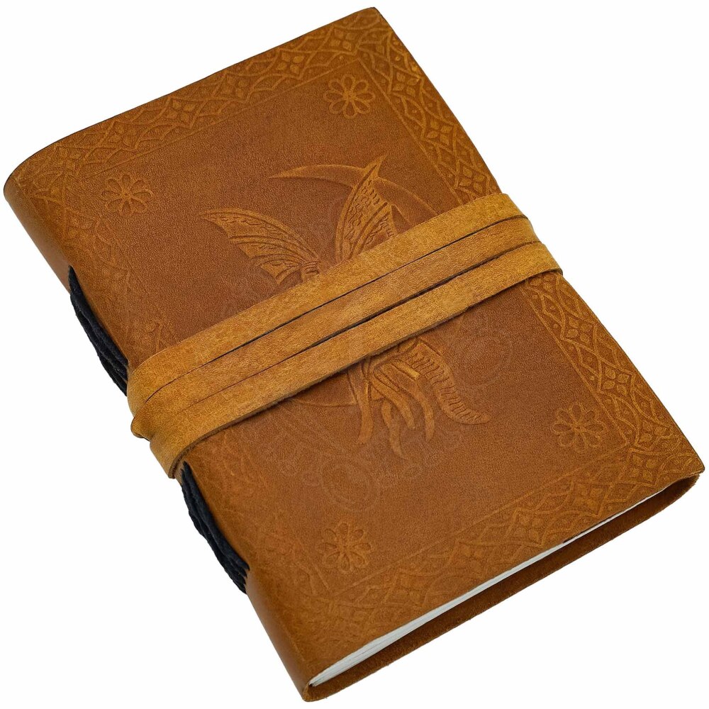 Fairy Handmade Leather Journal with String | Outfit4events