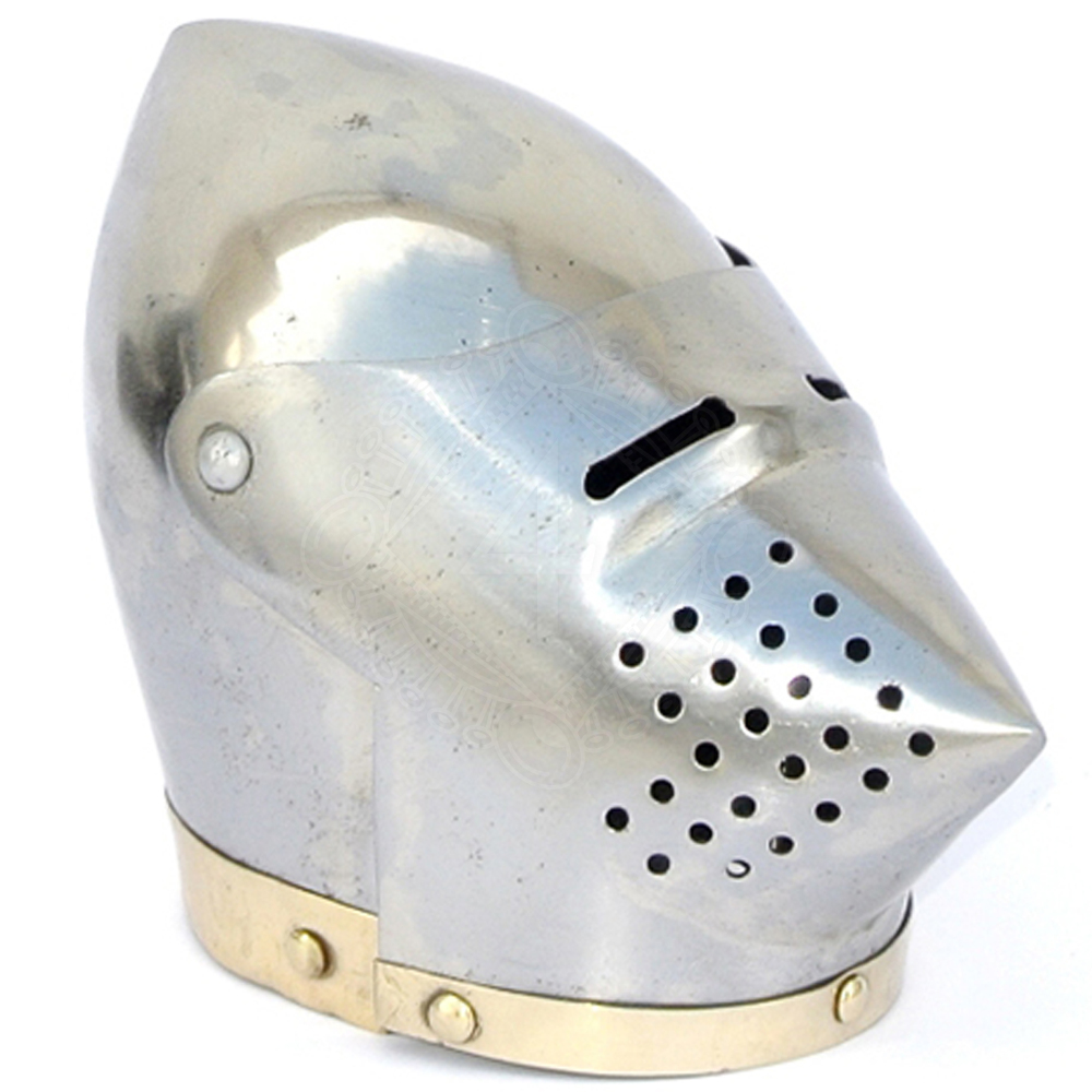 Pig Face Bascinet Helmet Miniature | Outfit4events