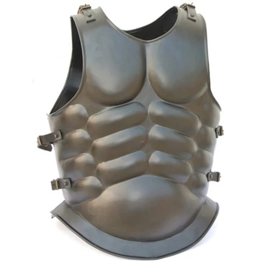 Lorica Musculata Roman Muscle Cuirass, Steel with Black Finish ...