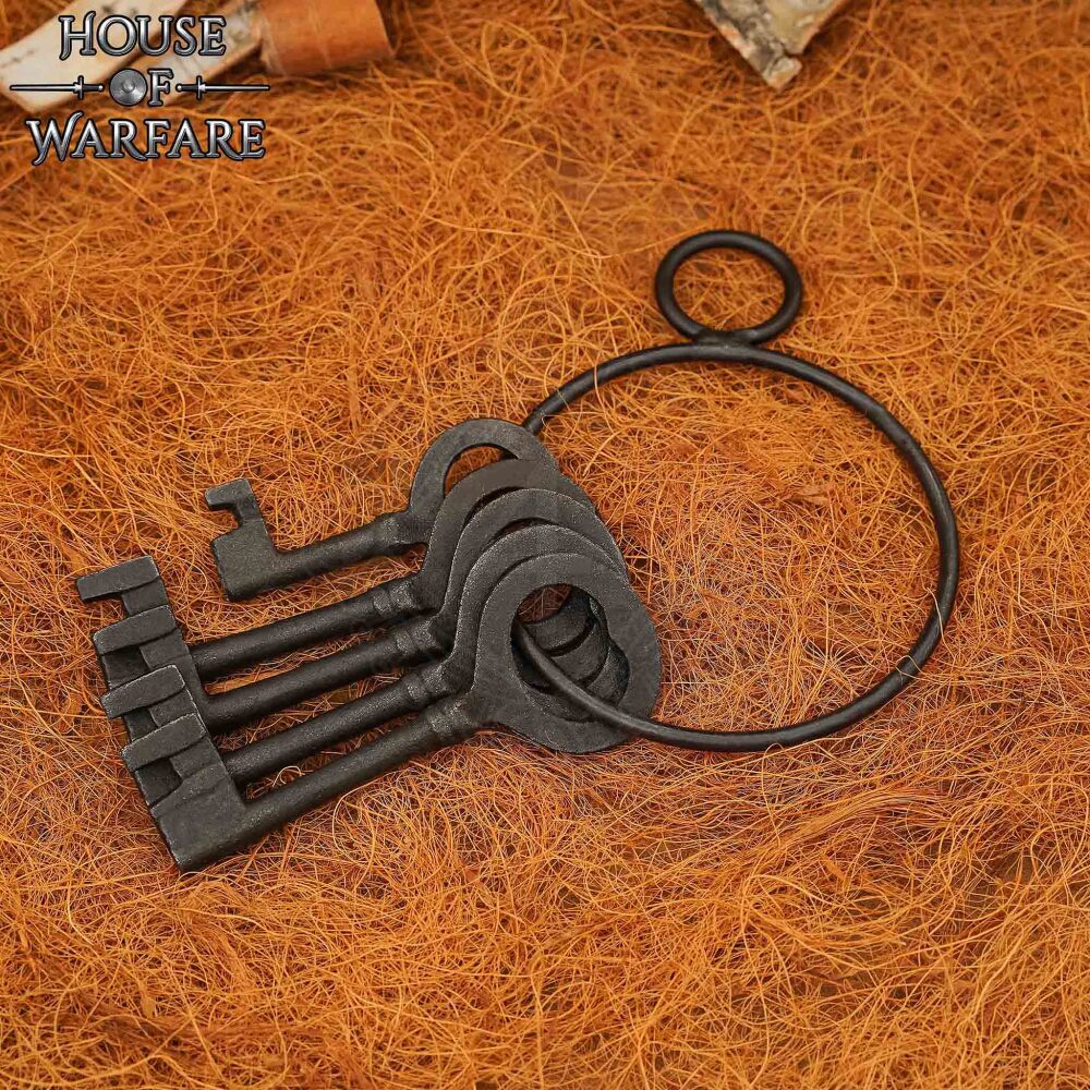 Hand Forged Jailer Keys Set of 5 | Outfit4events