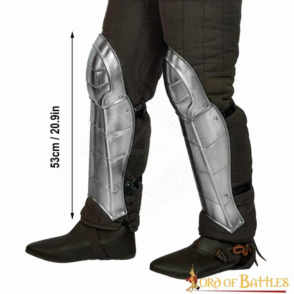 Greaves with Fixed Knee Armor 20g | Outfit4events