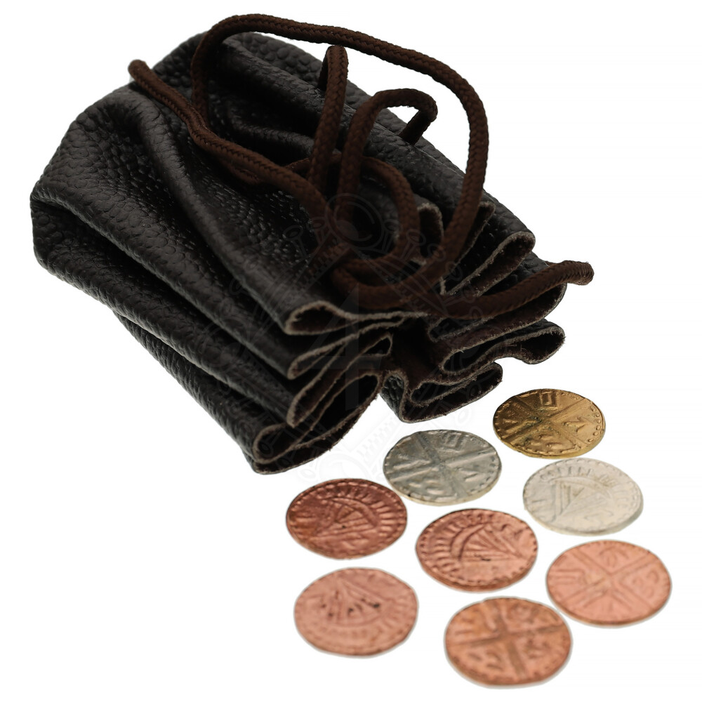 Viking Coin Pouch with 8 Coins | Outfit4events