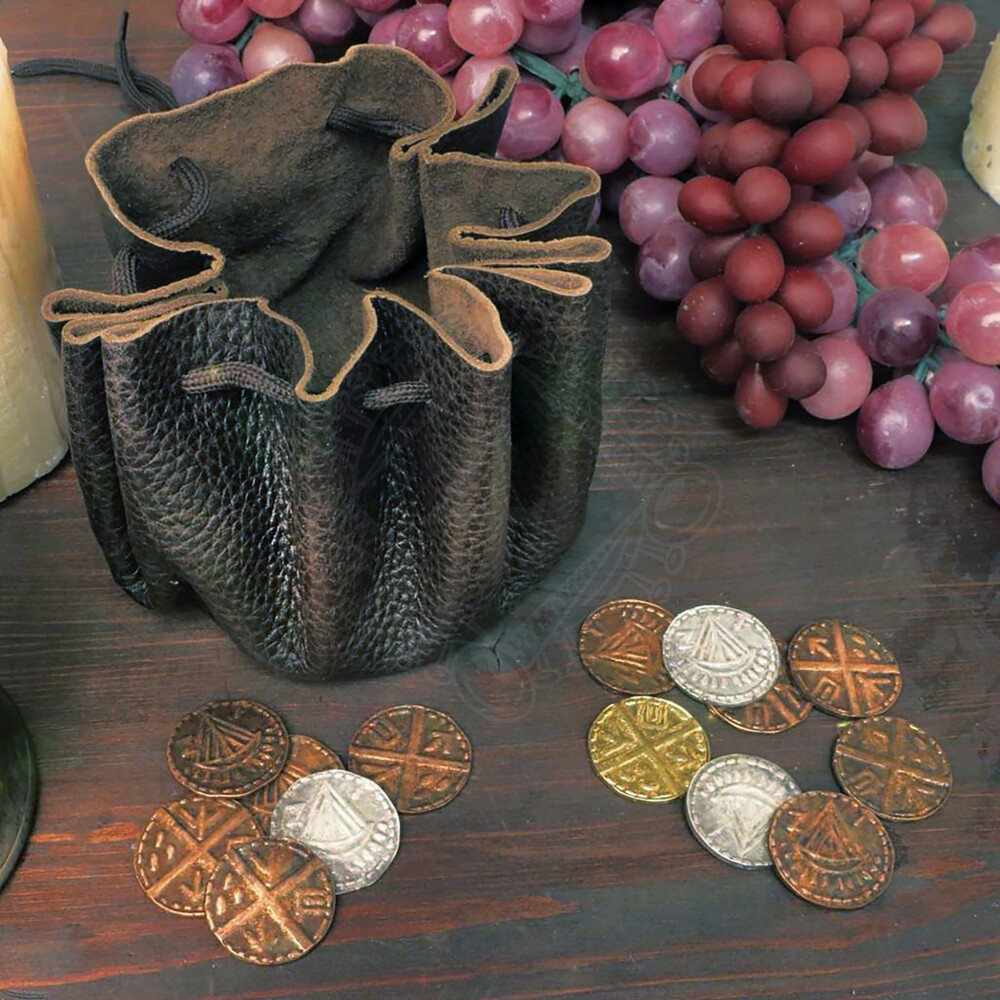 Viking Coin Pouch with 8 Coins | Outfit4events