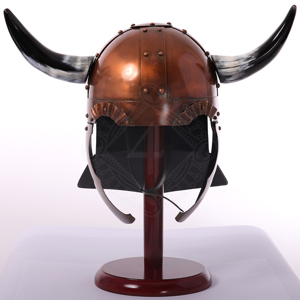 Horned Viking Helmet, peeled off inner liner | Outfit4events