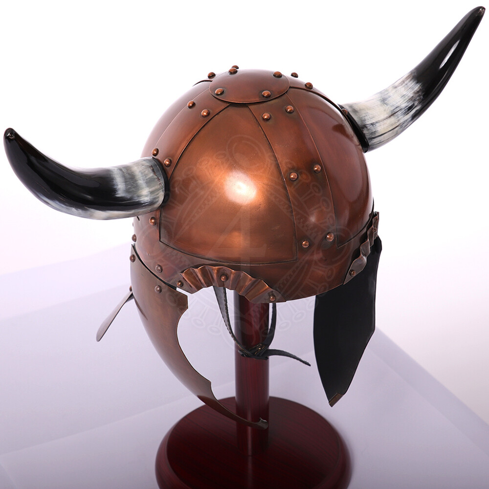 Horned Viking Helmet, peeled off inner liner | Outfit4events