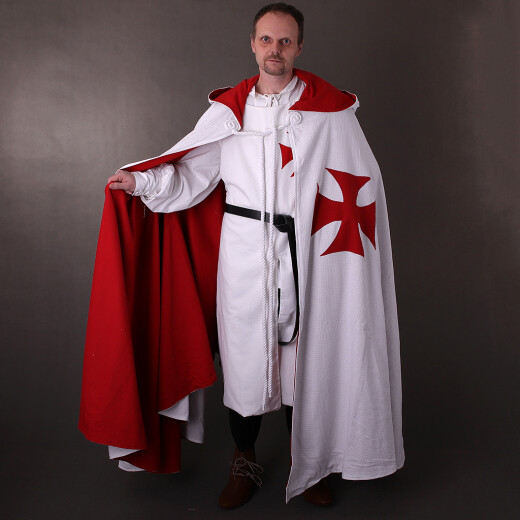 Templar Cape with Hood made of heavy cotton | Outfit4events