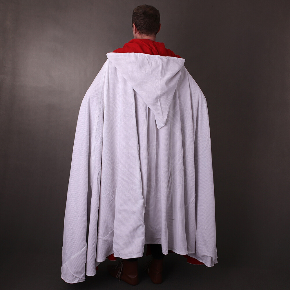 Templar Cape with Hood made of heavy cotton | Outfit4events