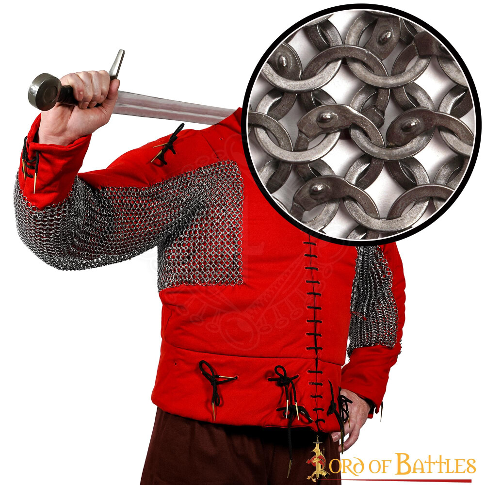 Chainmail Voiders - Alternating Mild Steel Wedge Riveted Flat Rings and ...