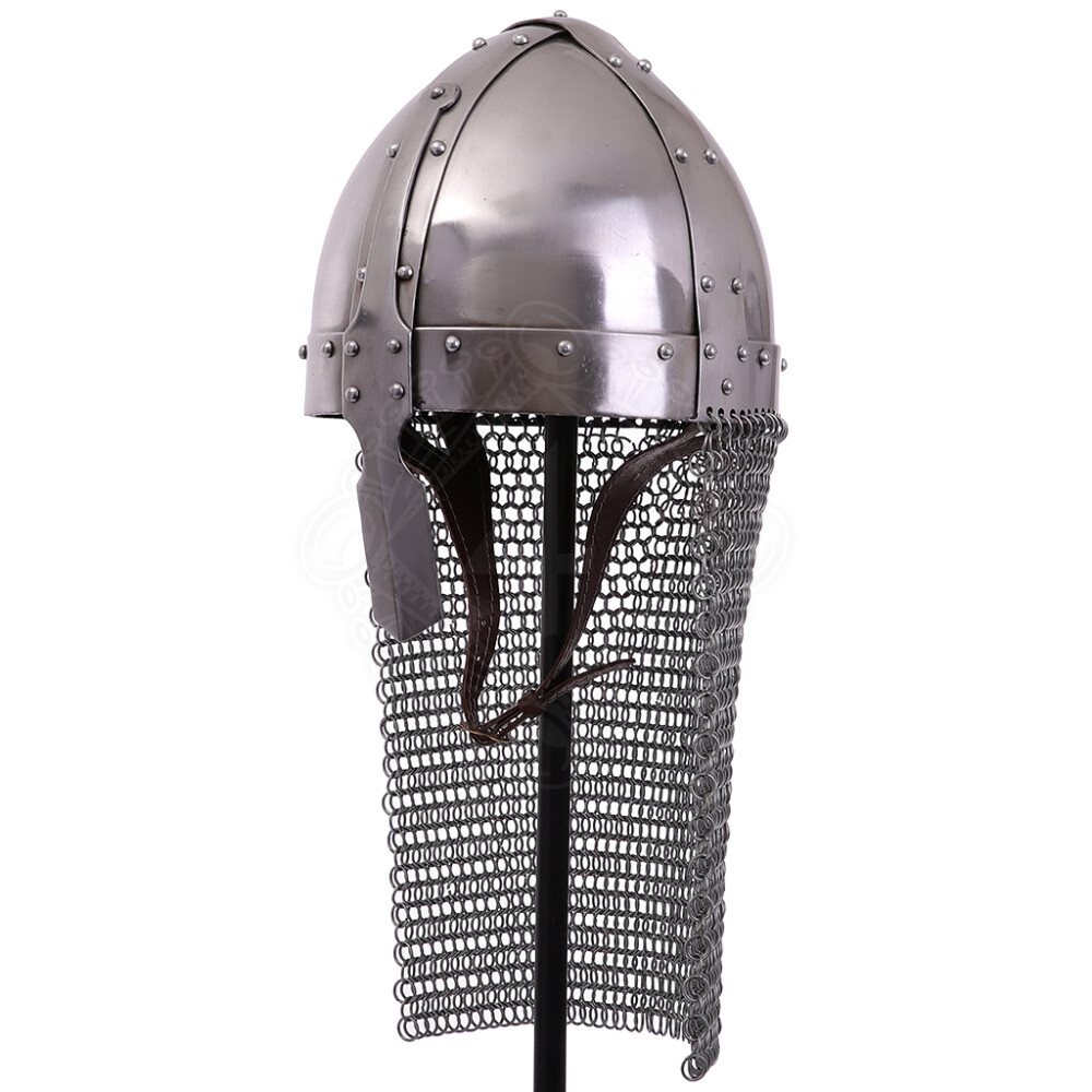 Norman Nasal Riveted plate Helm with Aventail | Outfit4events