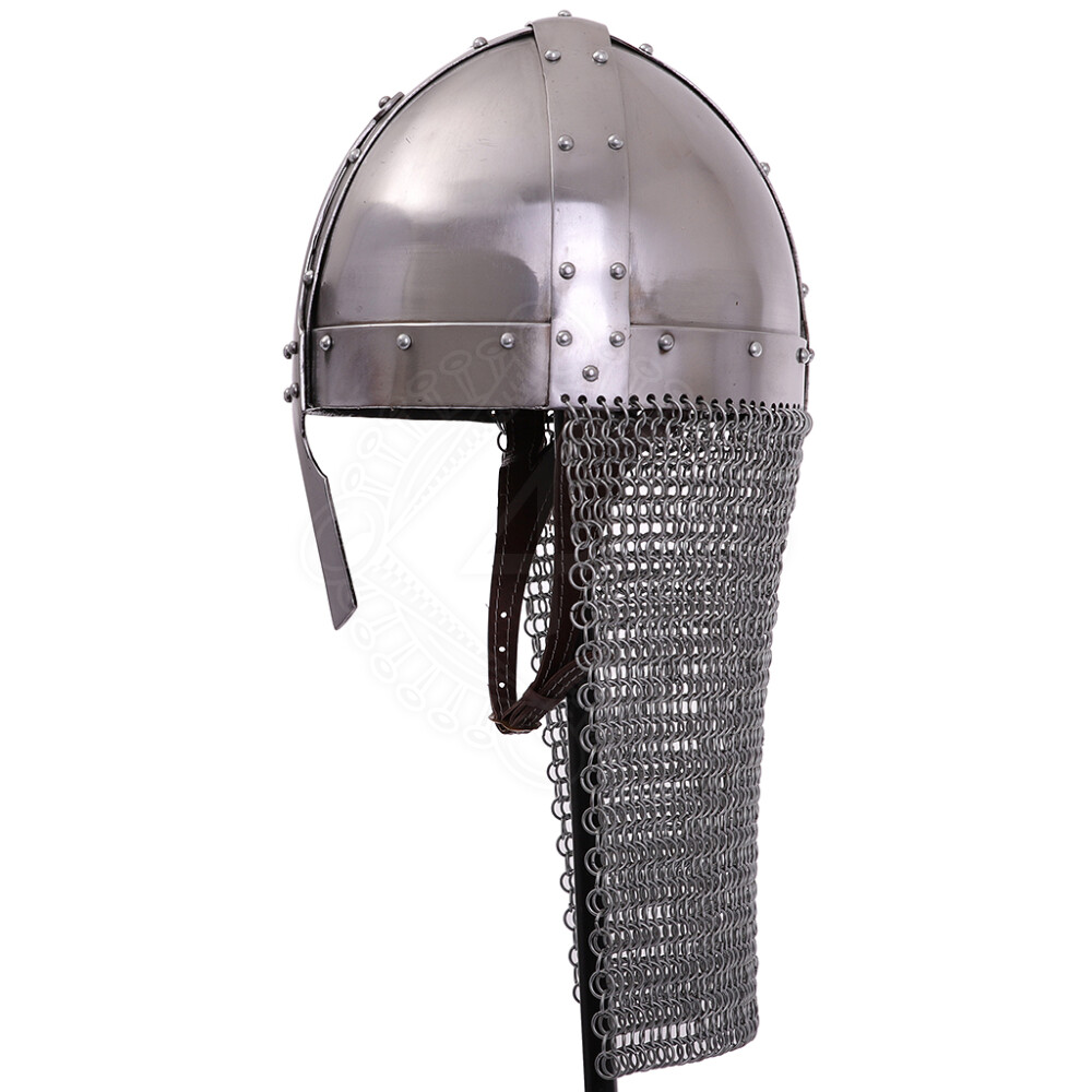 Norman Nasal Riveted plate Helm with Aventail | Outfit4events