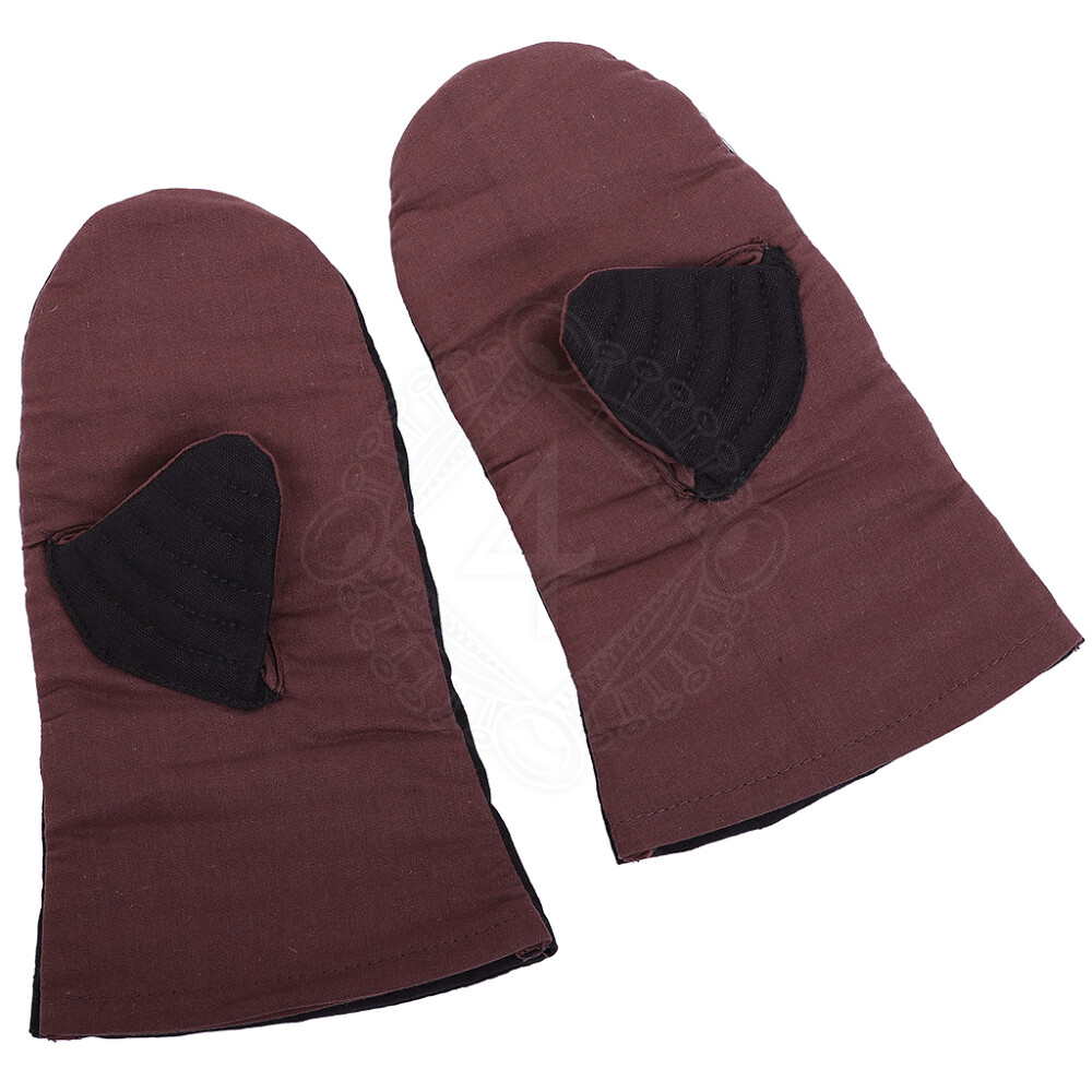 Medieval quilted mittens, pair | Outfit4events