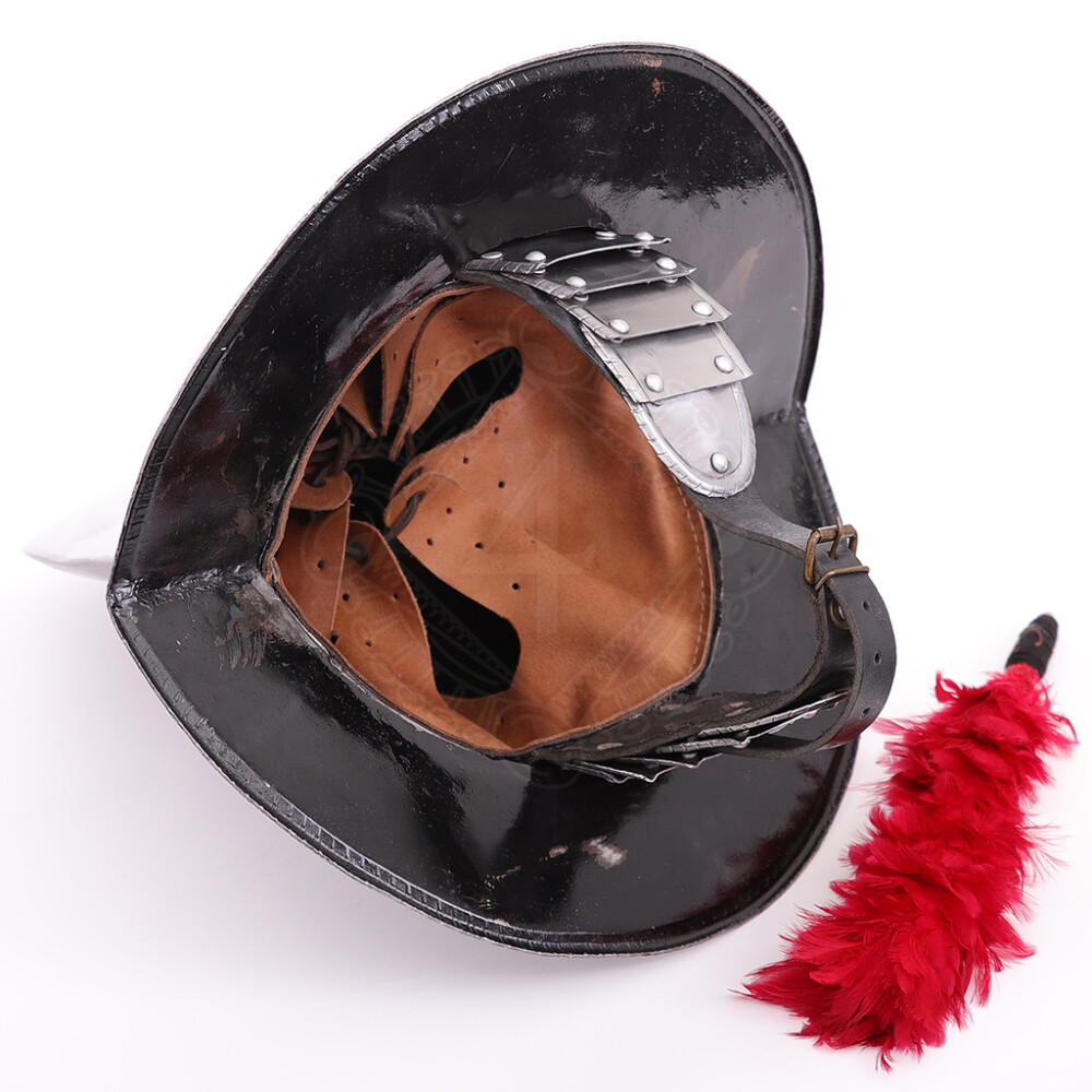 Morion Helm with Red Plume of feathers | Outfit4events