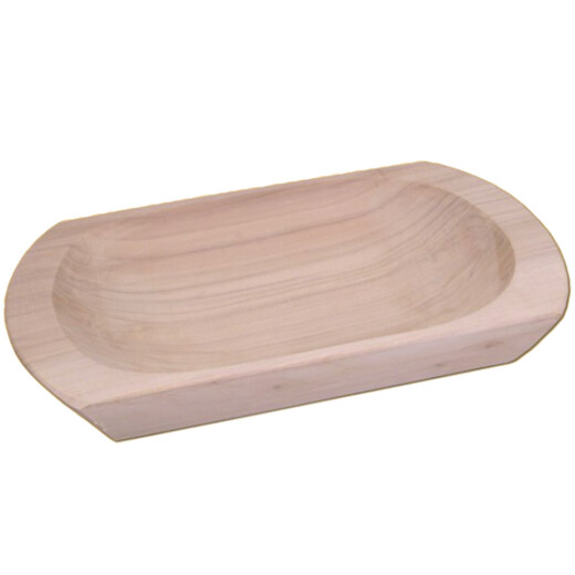 Small wooden dish 18 x 13 x 6cm | Outfit4events