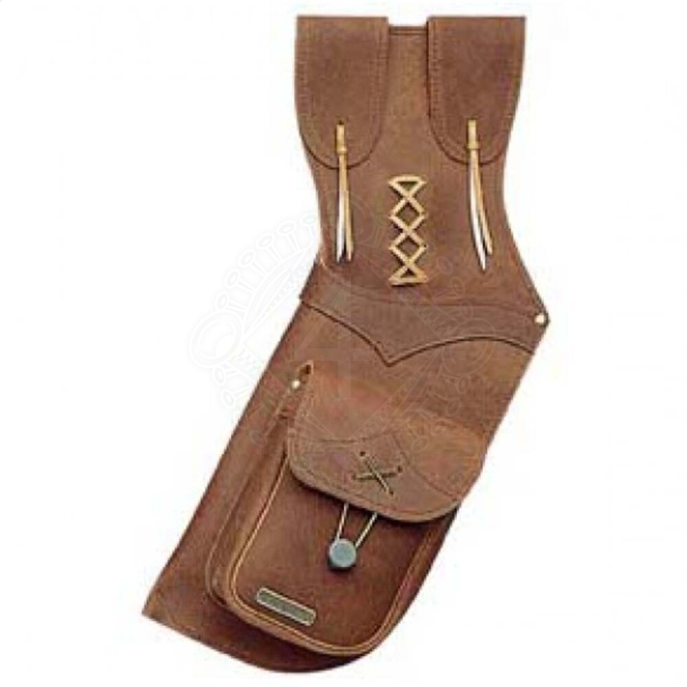 Neet Archery Traditional Suede Leather Field Quiver | Outfit4Events