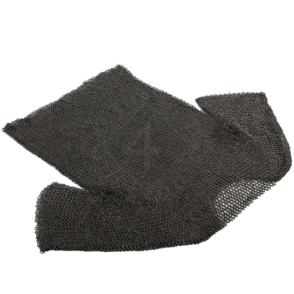 Titanium chain mail tunic with short sleeves, riveted flat rings ...