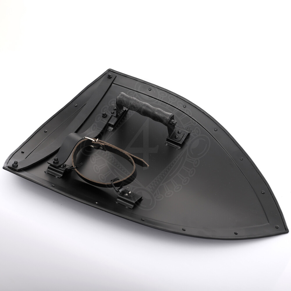 Heater Shield 61x43cm made of steel, 14th century | Outfit4events