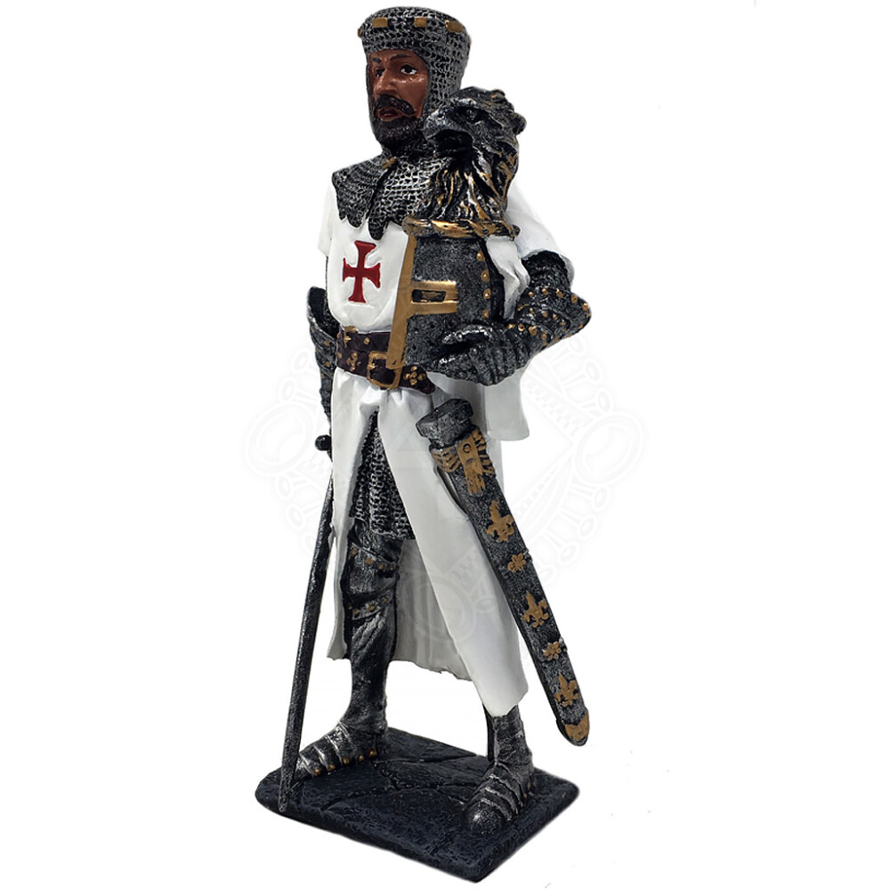 Templer Figur mit Helm mit Helmzier in der Hand - Ausverkauf ...