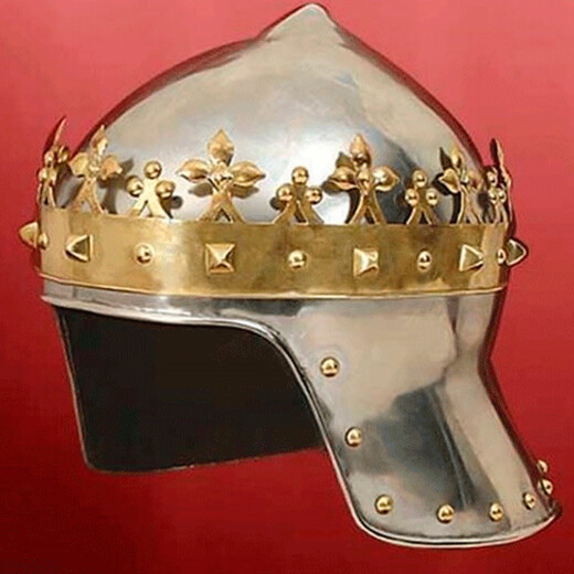Helmet With Crown Richard the Lionheart | Outfit4events