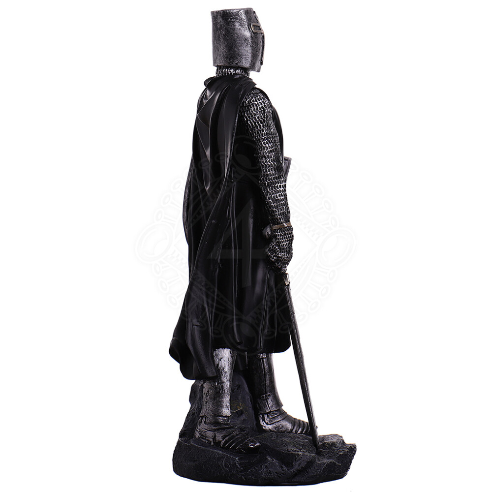 Figure knight German knight order with sword and shield 30cm - broken ...