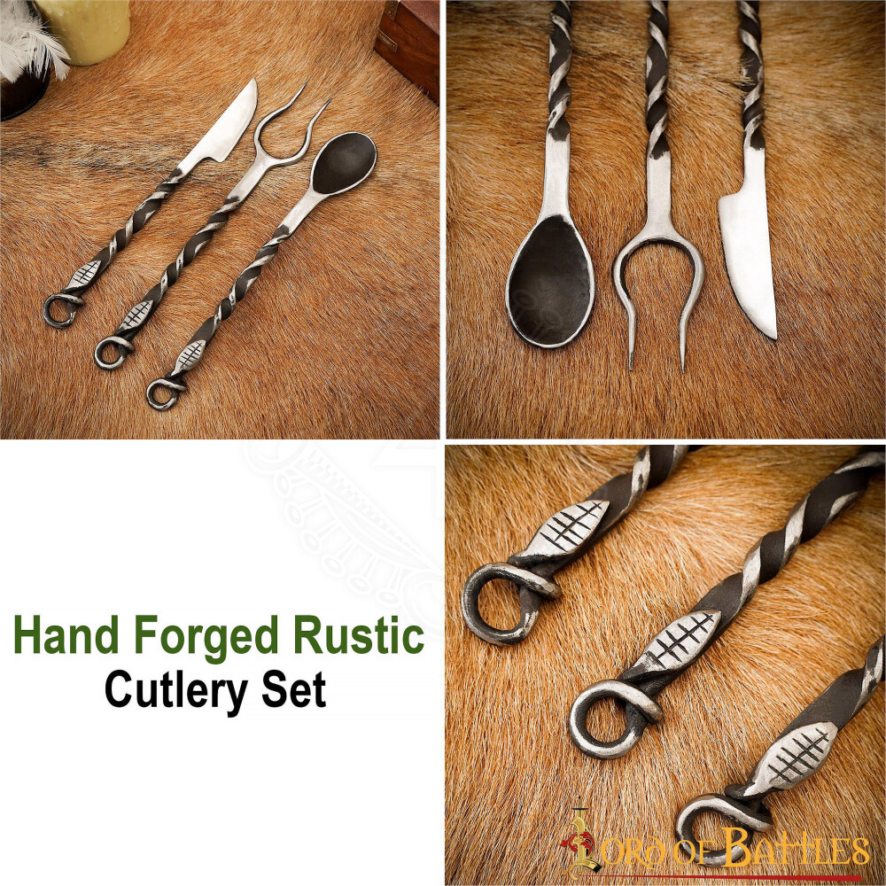 Hand Forged Rustic Cutlery Set | Outfit4events