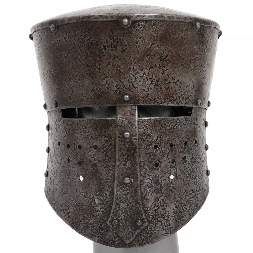 Cylindrical Flat Top Helmet Pangratio, also called Calota | Outfit4events