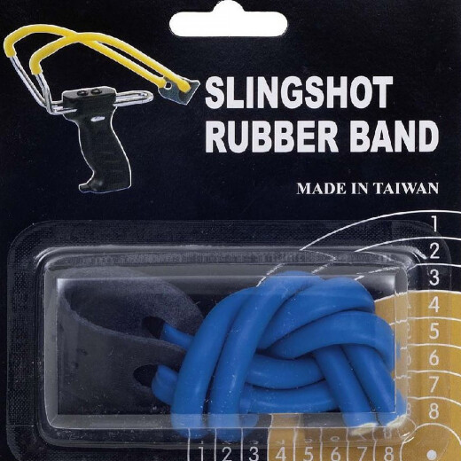 Spare Slingshot Rubber blue | Outfit4events
