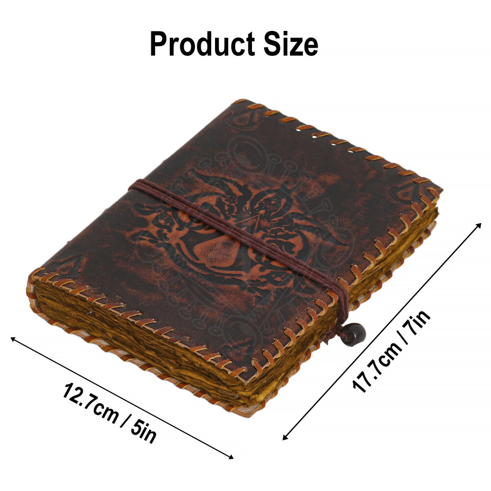 Leather Journal Assassin's Creed with patinated paper | Outfit4events