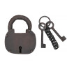 Pirate Iron Padlock with two Keys | Outfit4events