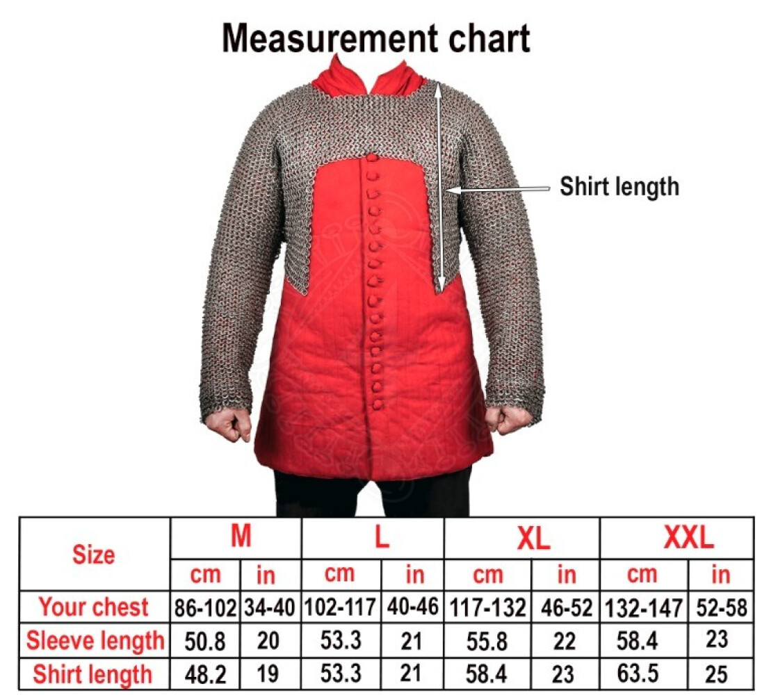 Chainmail Joined Sleeves Voiders, 1.1mm solid/riveted rings ID 9mm ...