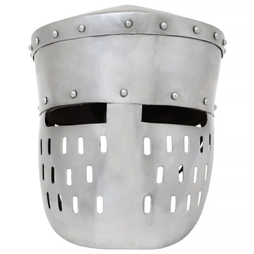Bucket helmet with fixed visor, 13th century | Outfit4events