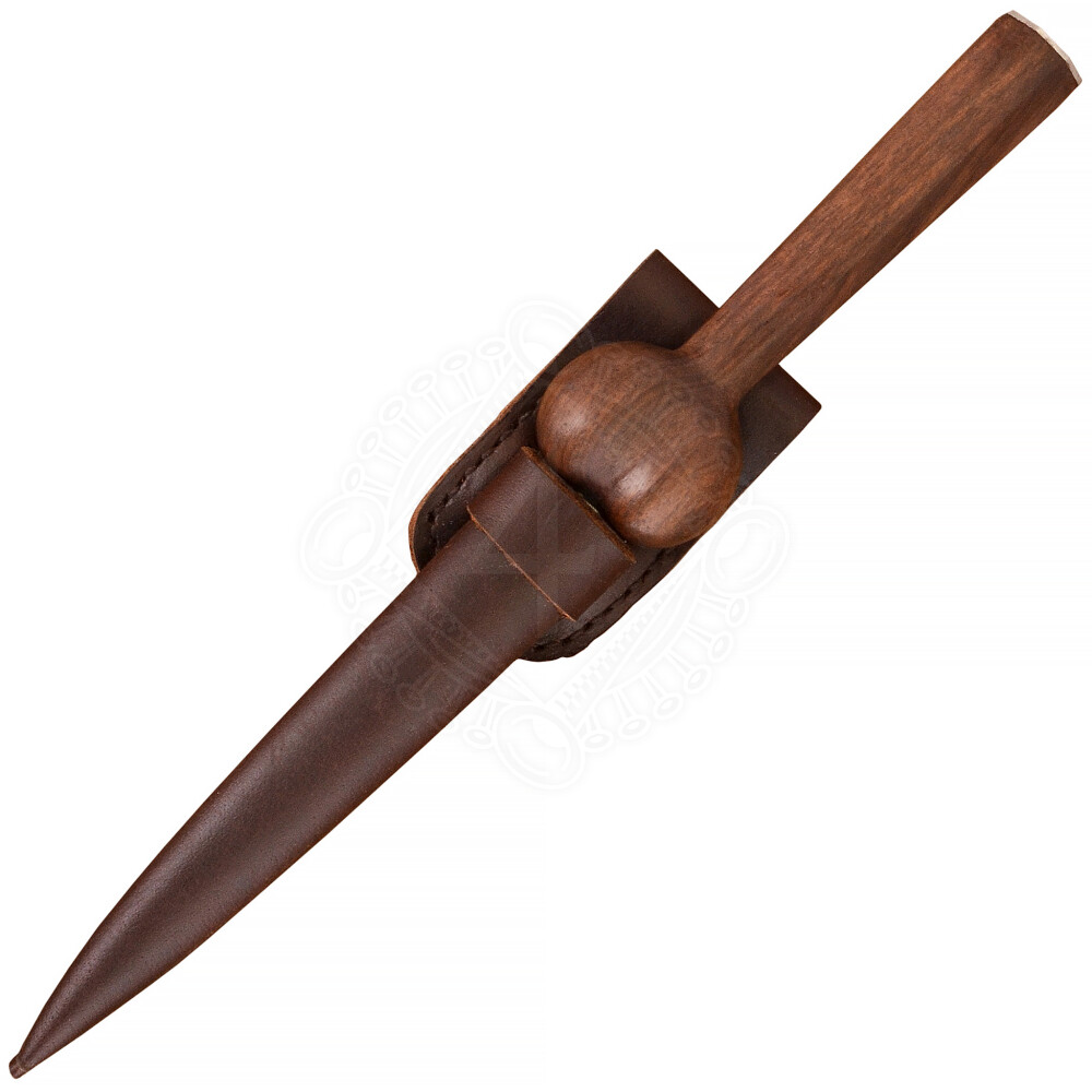 Short Bollock Dagger with leather sheath | Outfit4events
