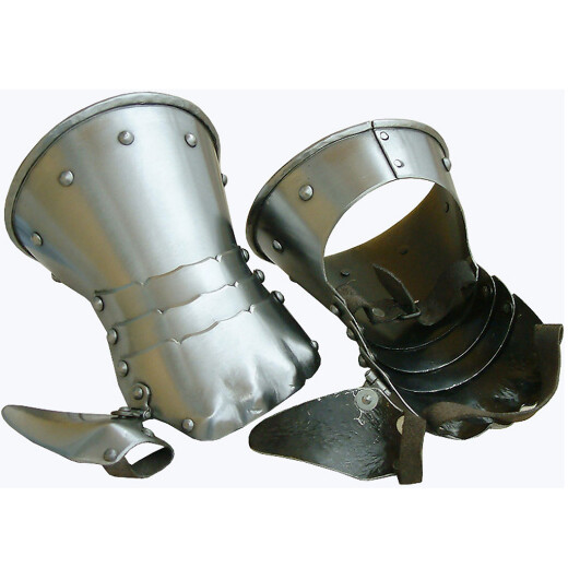 Gauntlets without finger part - 08, 1.5mm Gauge 16, rolled rusting ...