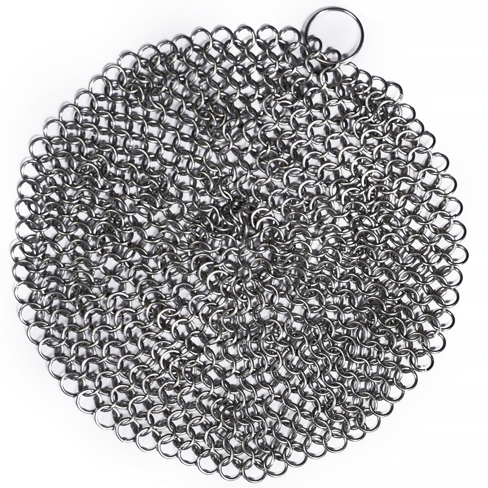 Stainless Steel Chain Mesh Scrubber 12cm Diameter | Outfit4events