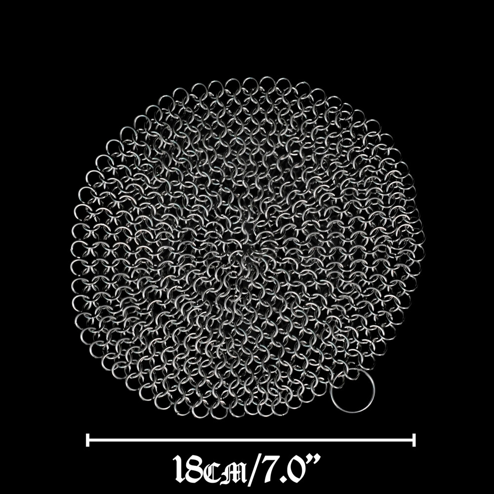 Stainless Steel Chain Mesh Scrubber 12cm or 17cm Diameter | Outfit4events