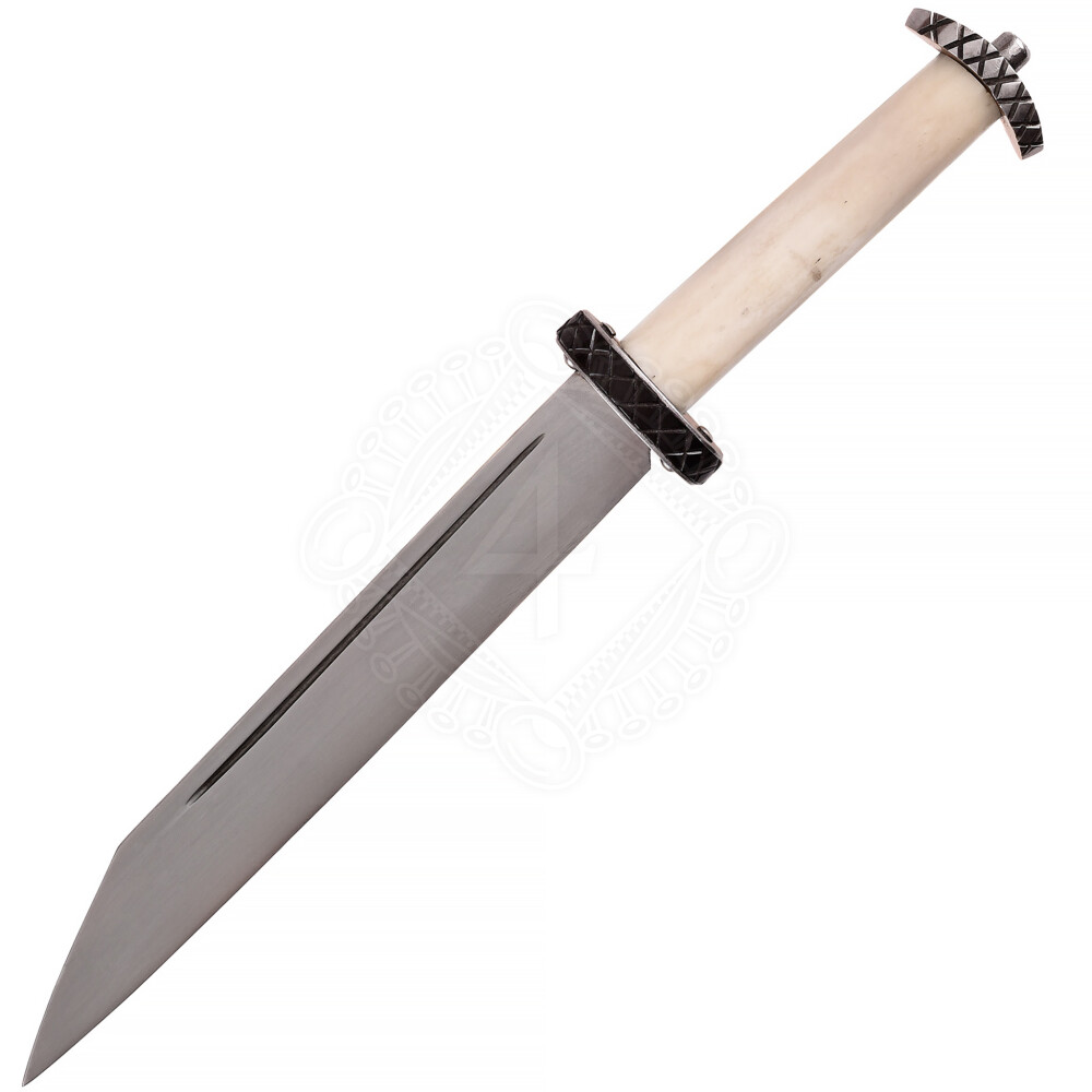 Short Seax with Bone handle and leather sheath | Outfit4events