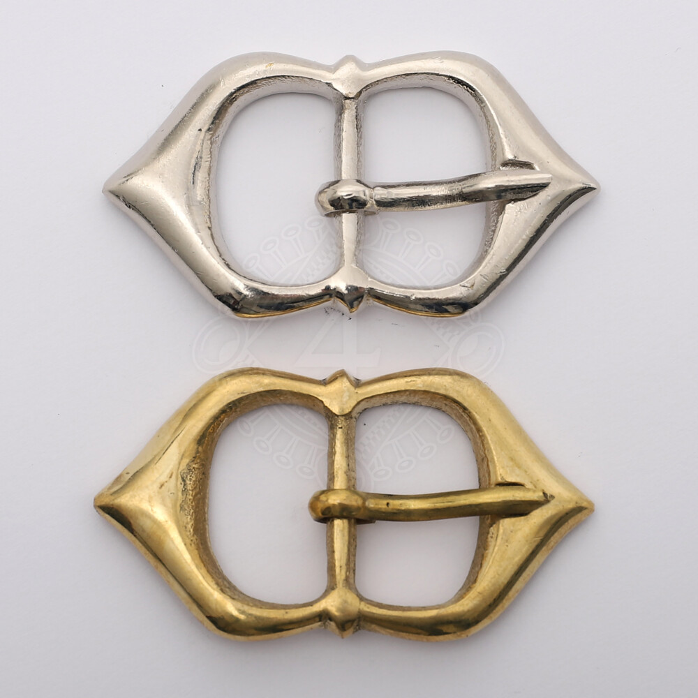 Late medieval double loop buckle big | Outfit4events