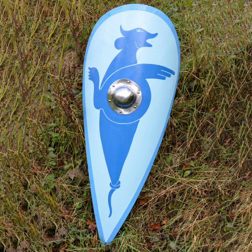 Norman Wooden Kite Shield with Knotted Gripping Beast | Outfit4events