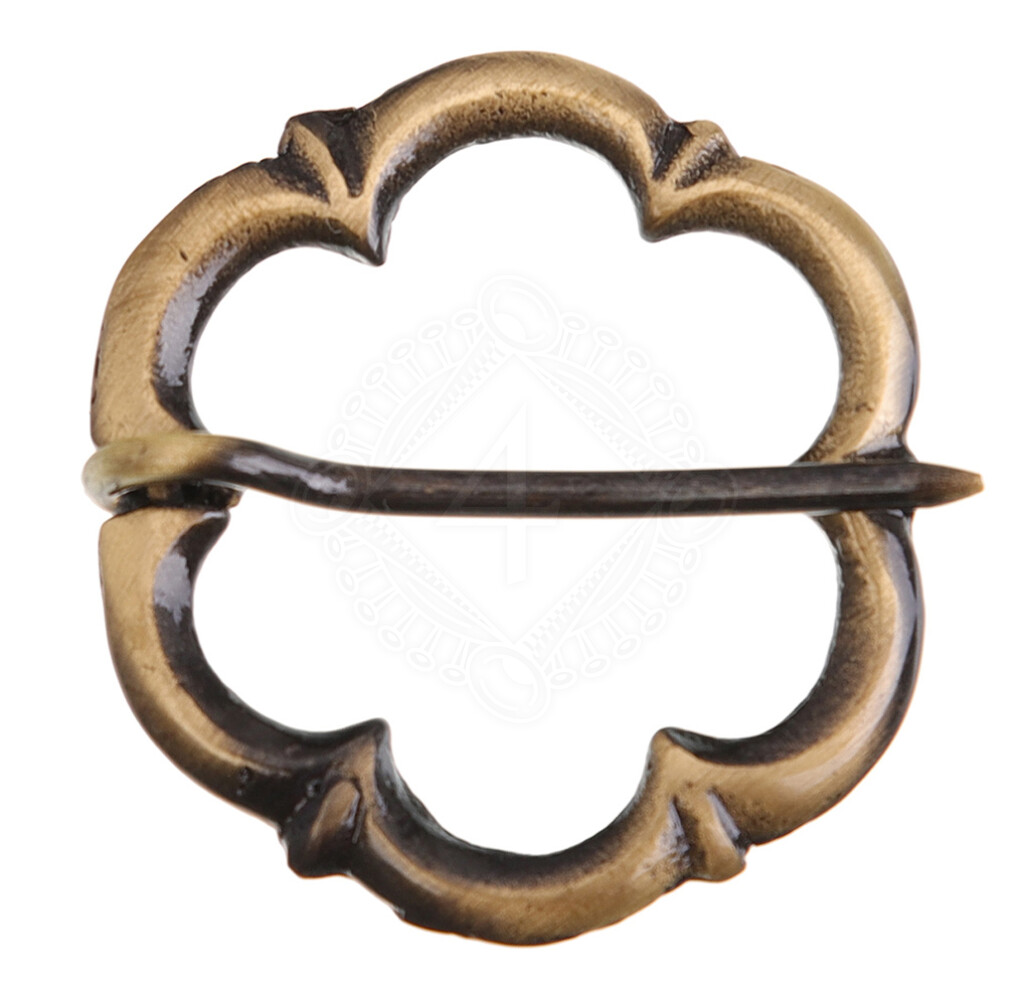 Antique Brass Flower-shaped Ring Buckle - 1Pcs | Outfit4Events